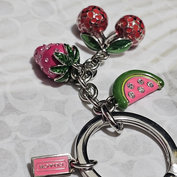 Coach | Accessories | New Coach Fruits Charm Keychain Purse Bag Charm ...